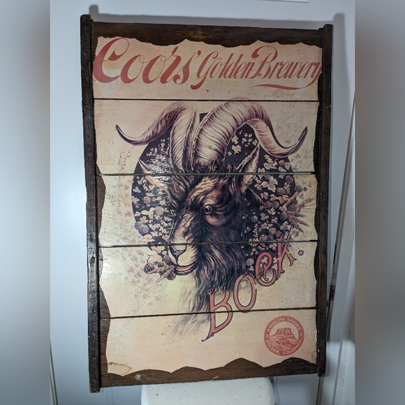 Coors | Art | Vintage Rare Coors Raisin Rack Golden Brewery Colorado ...